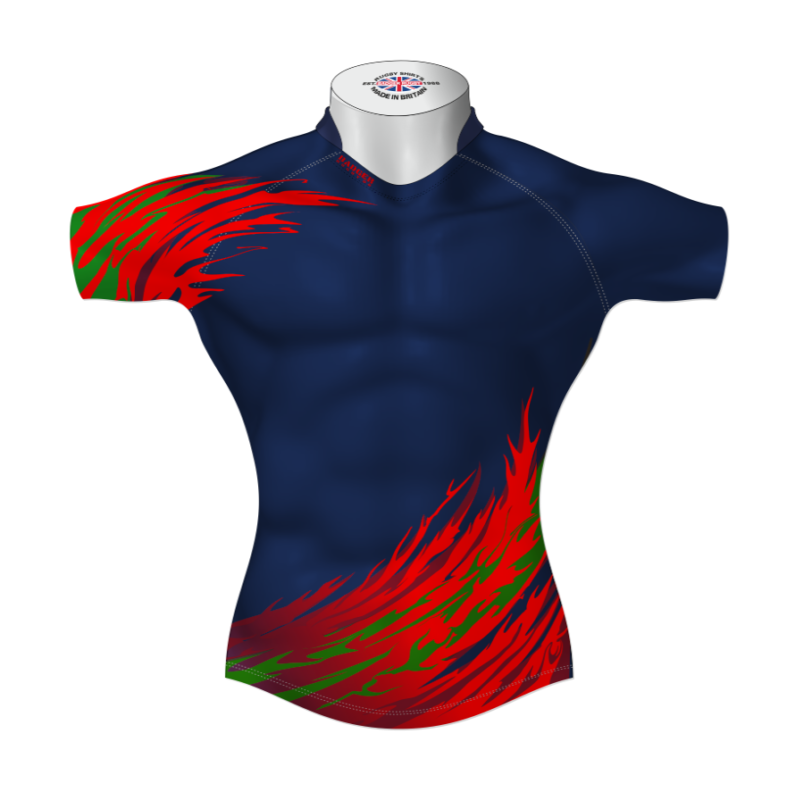 Unusual Bespoke Rugby Tour Shirt TRS 595 - Badger Rugby
