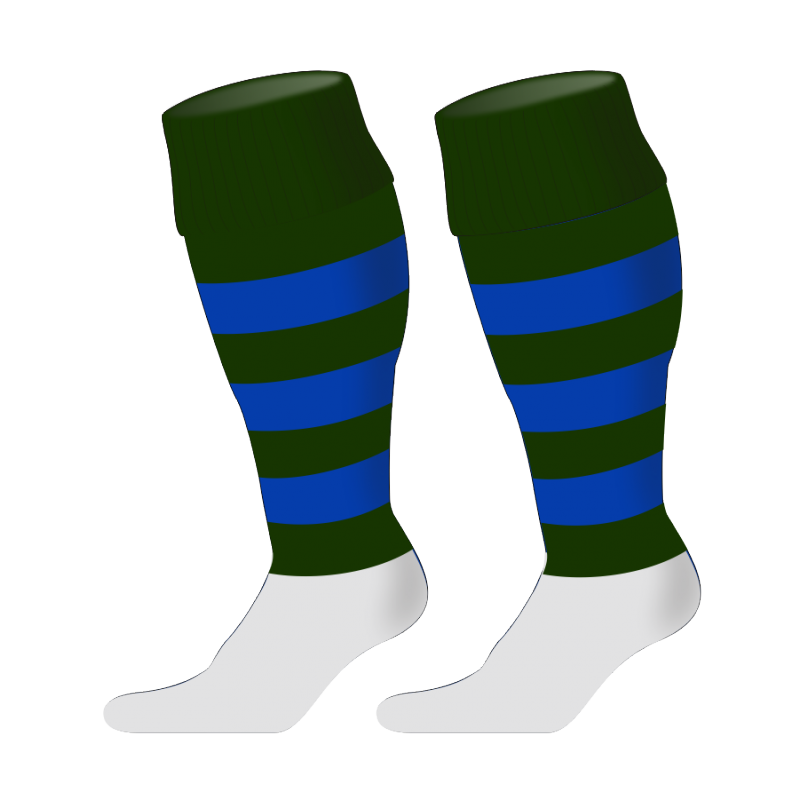 Custom Rugby Sock Design 242 - Badger Rugby